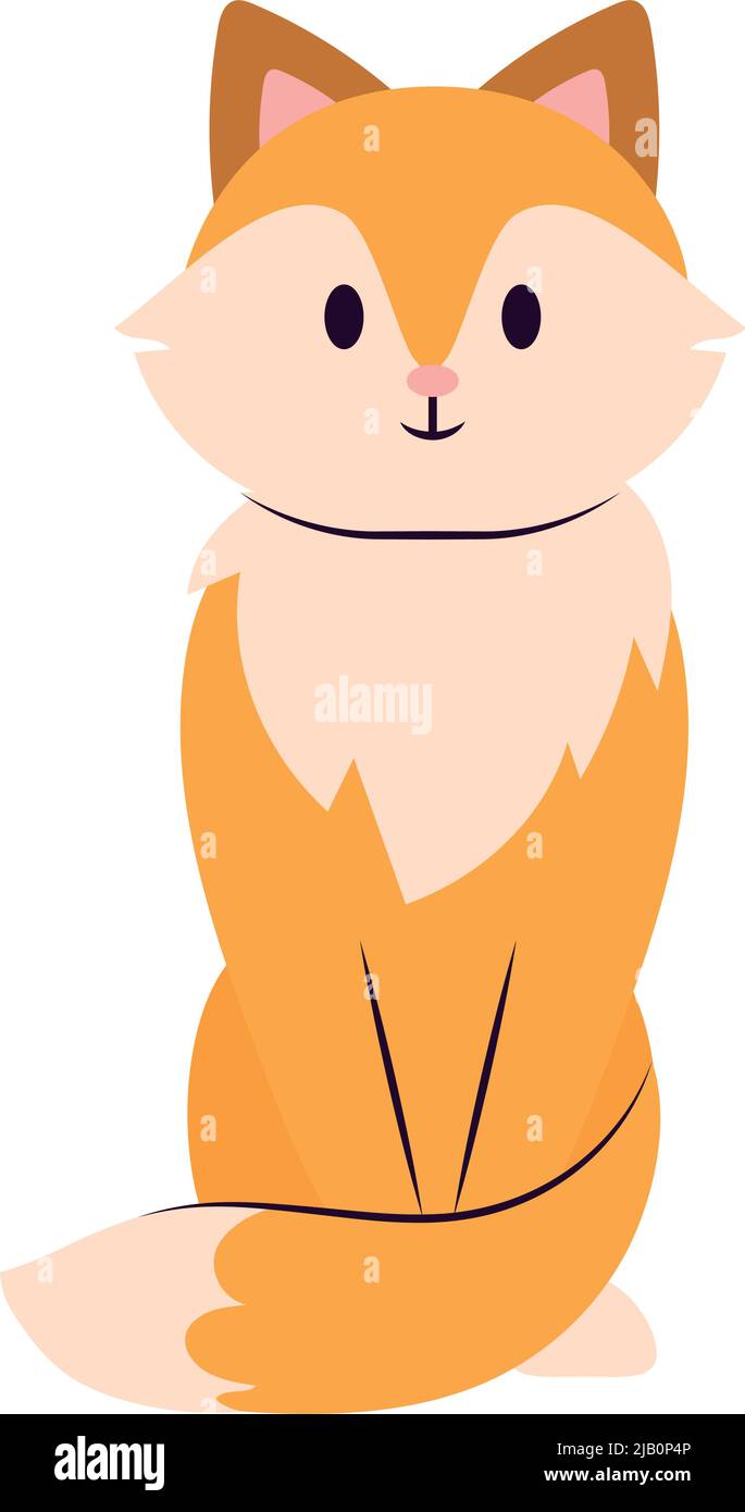 cute fox icon Stock Vector Image & Art - Alamy