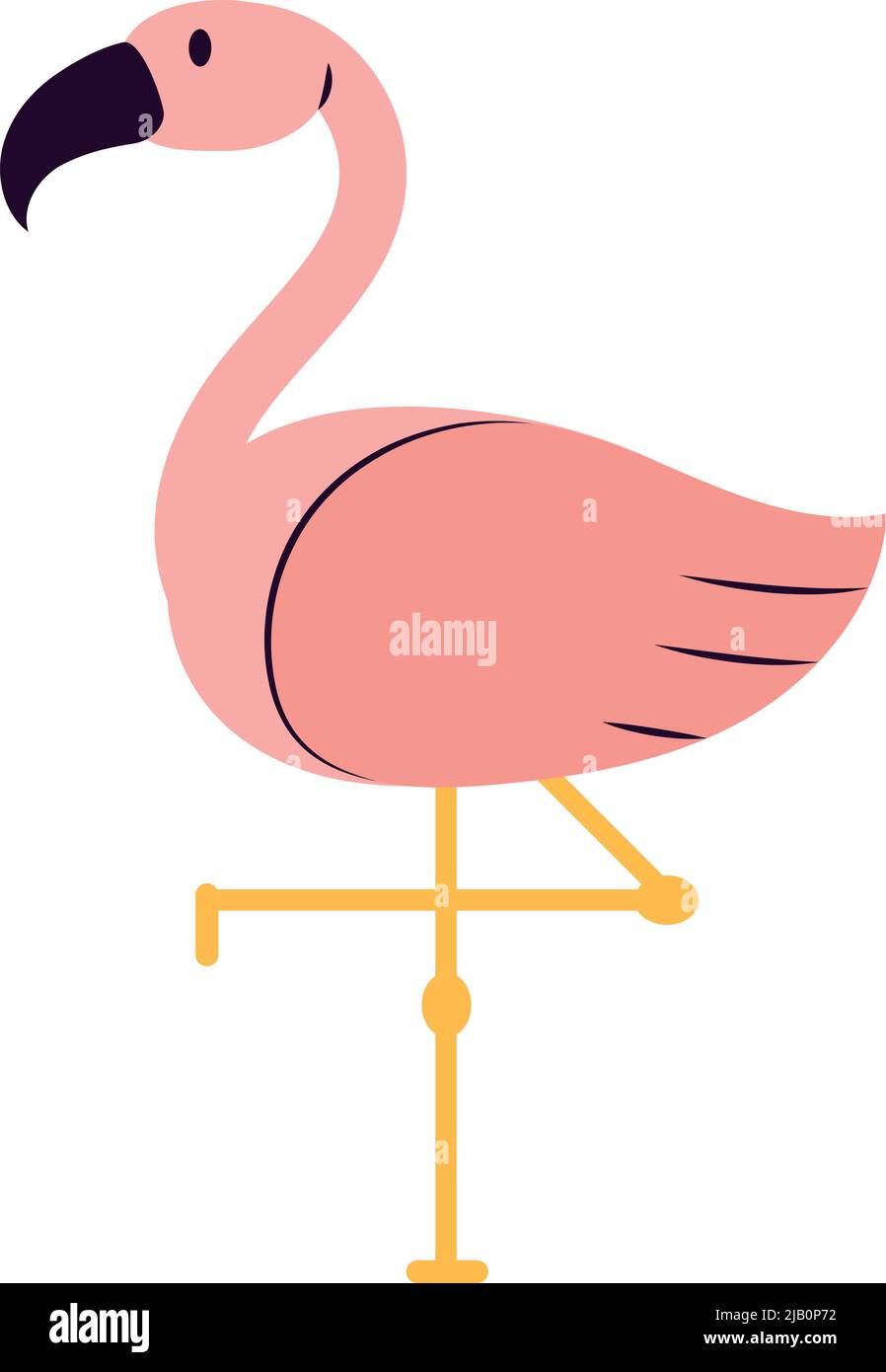 cute flamingo icon Stock Vector Image & Art - Alamy