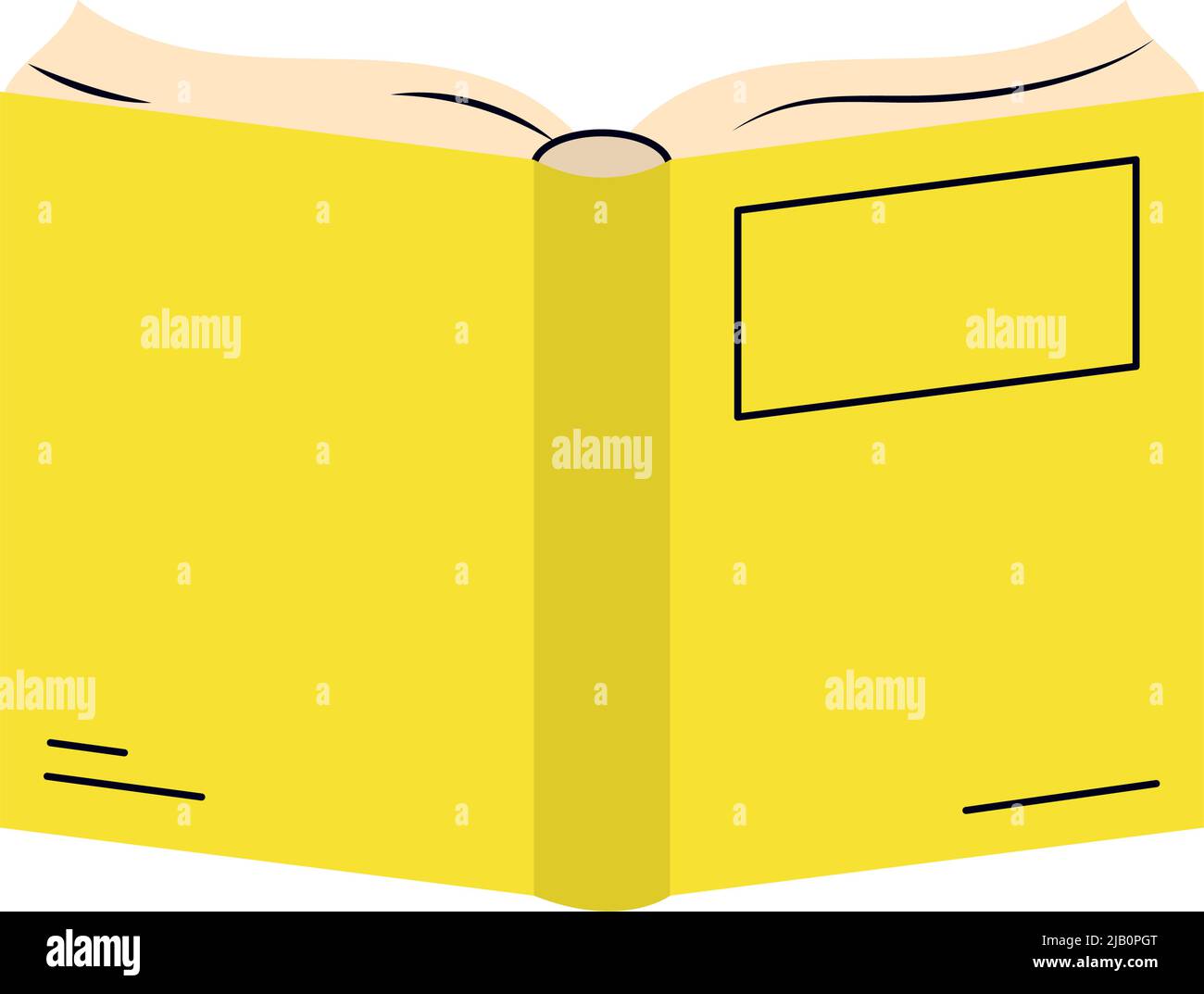yellow book design Stock Vector Image & Art - Alamy