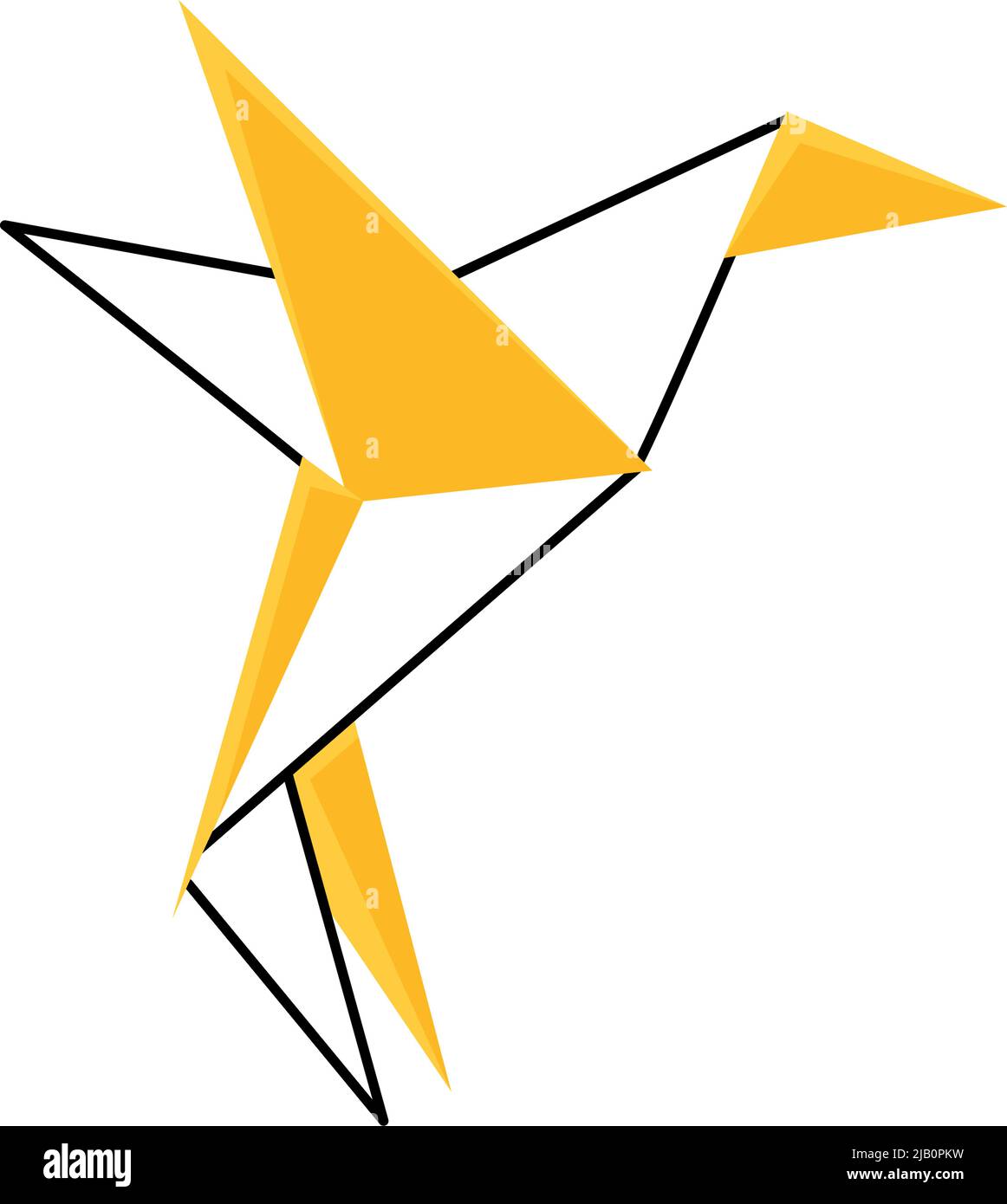 origami bird icon Stock Vector Image & Art - Alamy