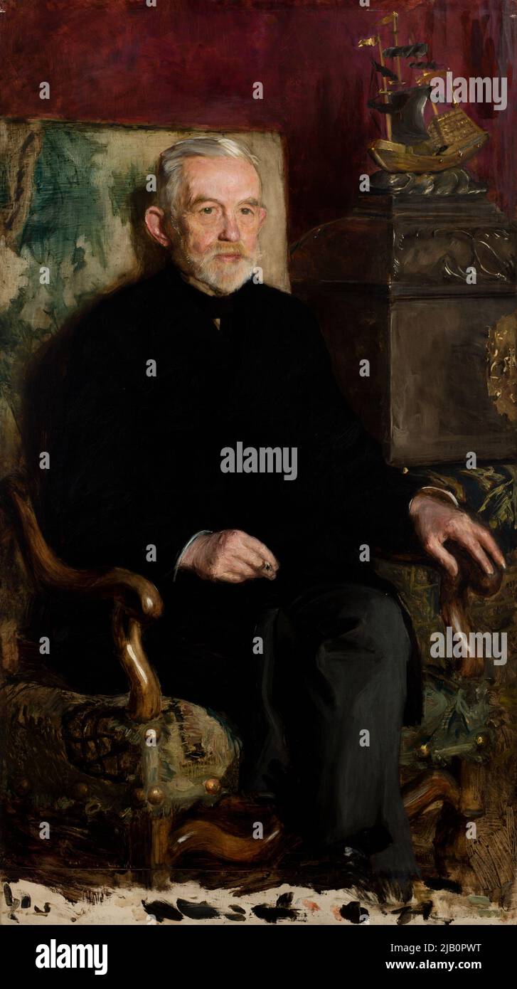 Portrait of Henryk Schwarz Axentowicz, Teodor (1859 1938 Stock Photo ...