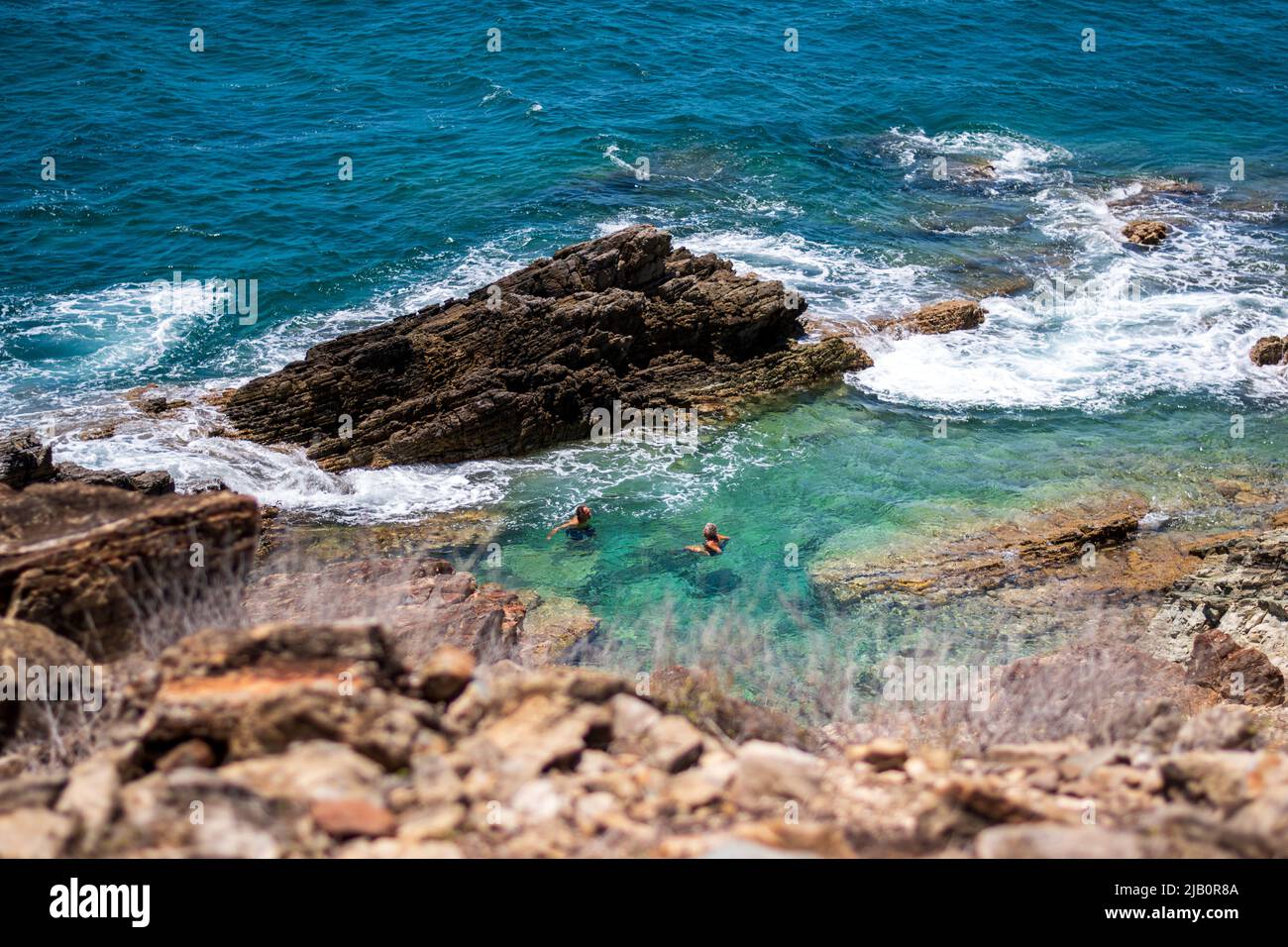Natural pool sint maarten hi-res stock photography and images - Alamy