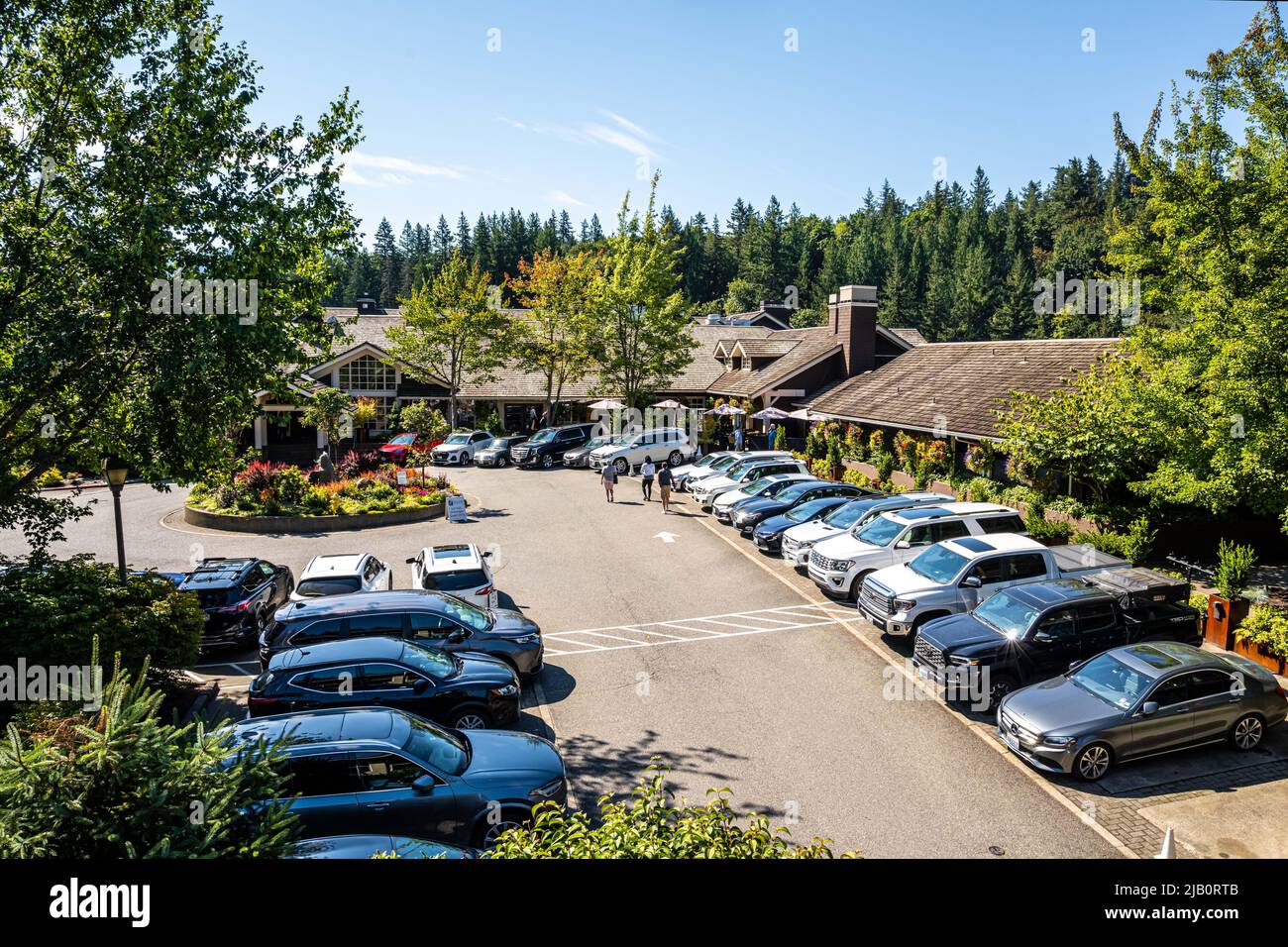 Seattle, WA, USA - August 29, 2021: The Salish Lodge and Spa Stock ...
