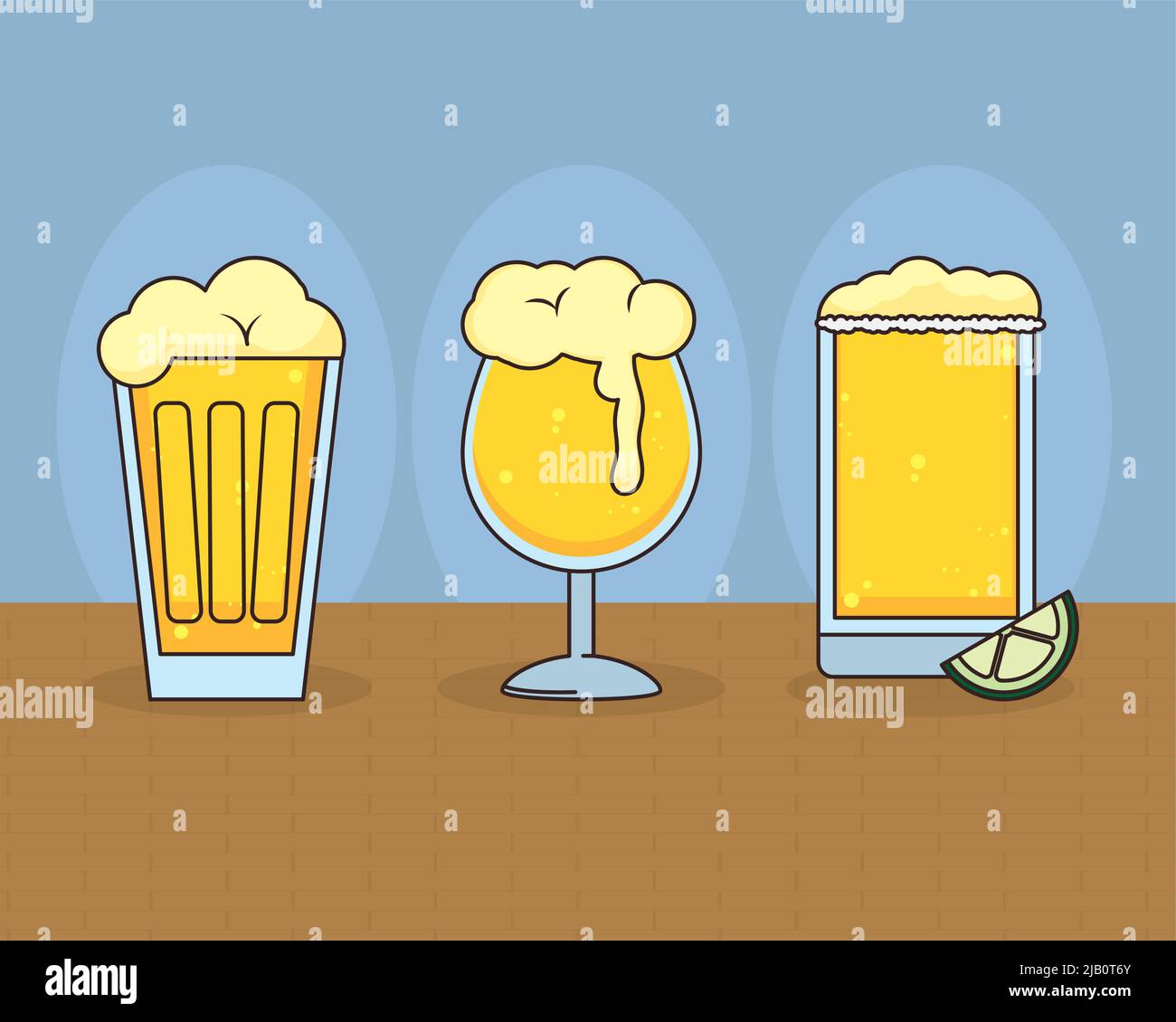 beer drinks icon set Stock Vector Image & Art - Alamy