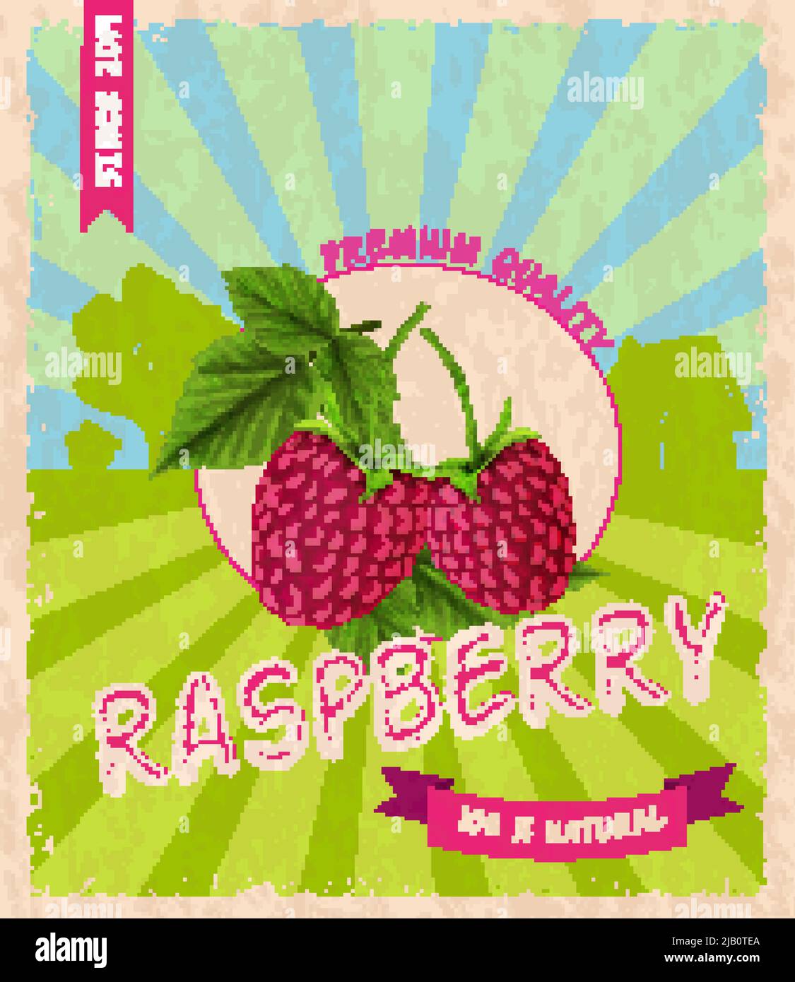 Wallpaper raspberry Stock Vector Images - Alamy