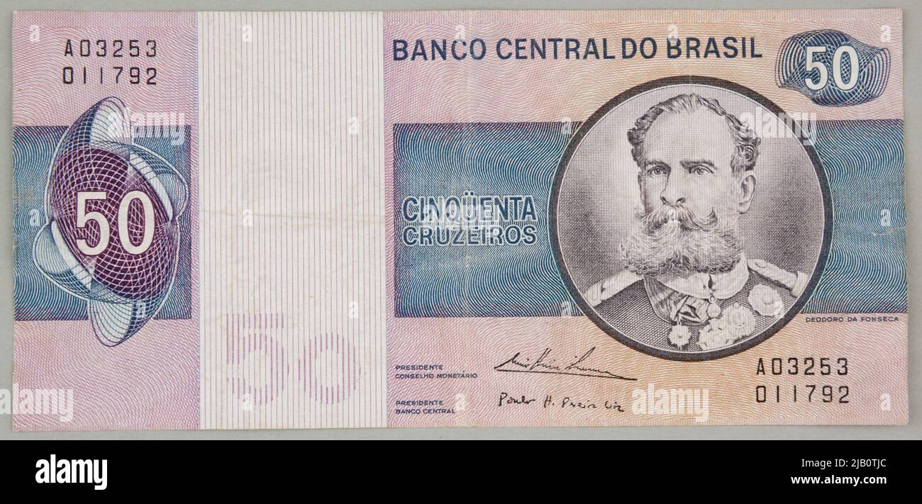 50 BANKNOTE CRUISES; BRAZIL, B.R. (1970 1981). Mint of Brazil Stock ...