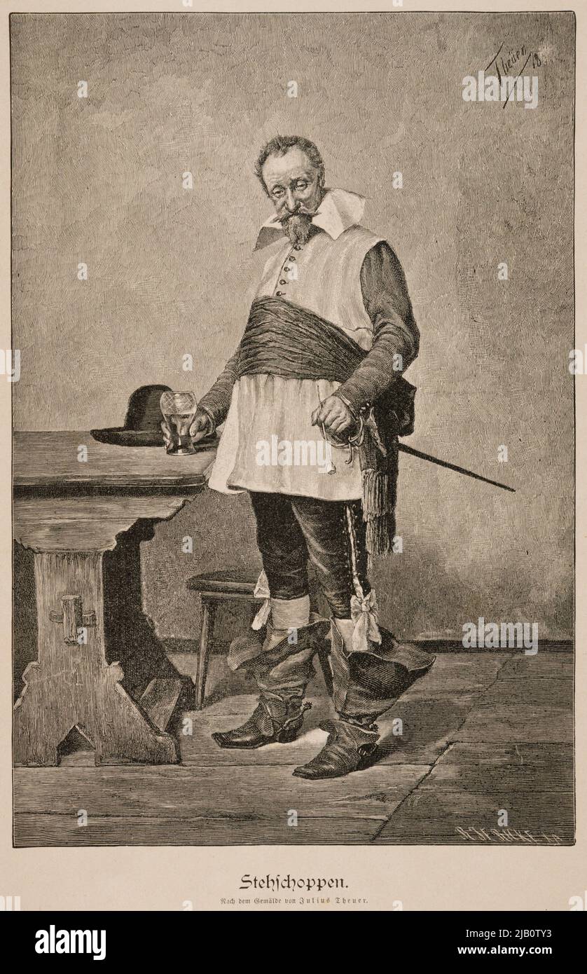 A man with a mug according to the image of Julius Theuer. Jericke, R ...