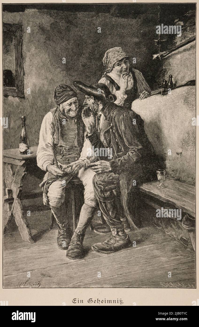Secret according to the painting of Wilhelm Lövith. Jericke, R. (N.N ...