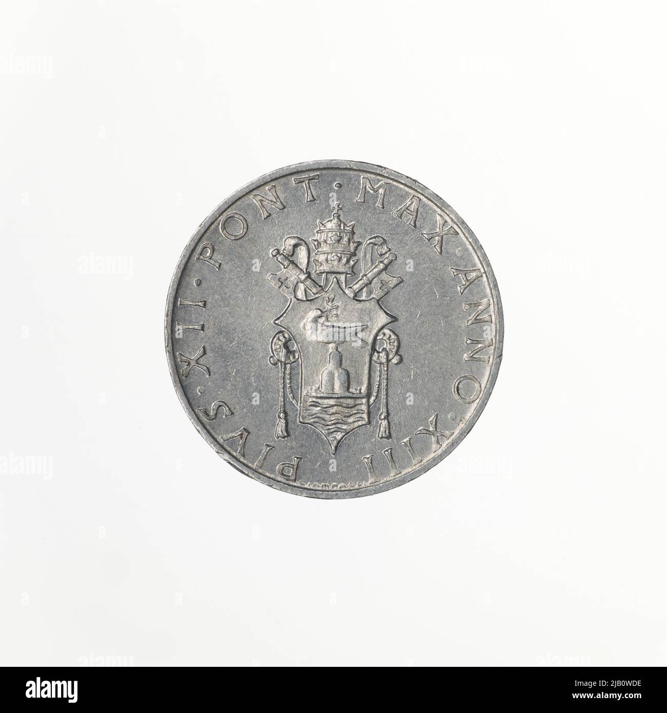 Vatican, Pius XII (1939 1958), 1 Lira, Rome; 1951 Mint of Rome ...