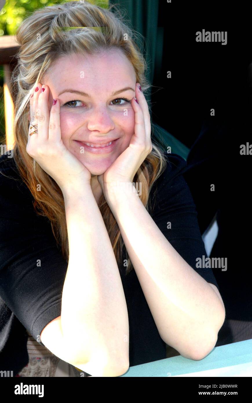Amber Tamblyn attends the Spirit Awards BBQ in 2007 Credit: Ron Wolfson ...