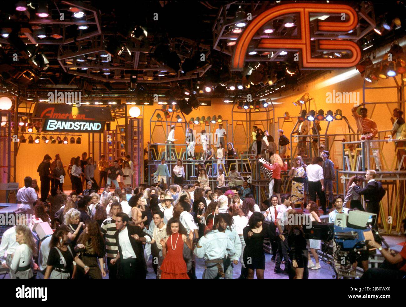 American Bandstand with Dick Clark in 1986 Credit: Ron Wolfson ...
