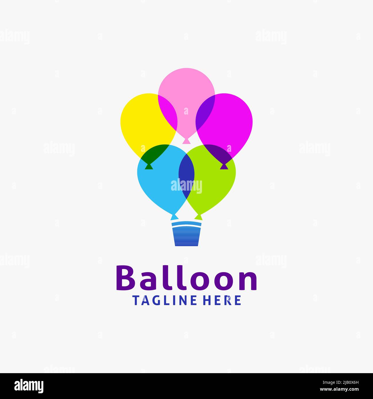 Air balloon logo design Stock Vector Image & Art - Alamy
