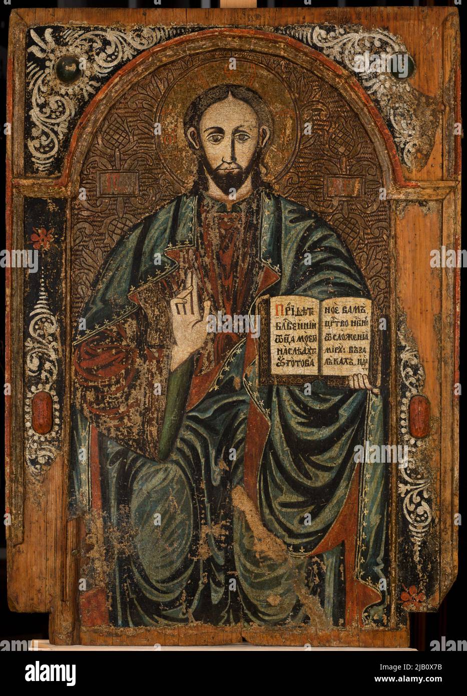 Blessing Christ (icon) unknown Stock Photo - Alamy