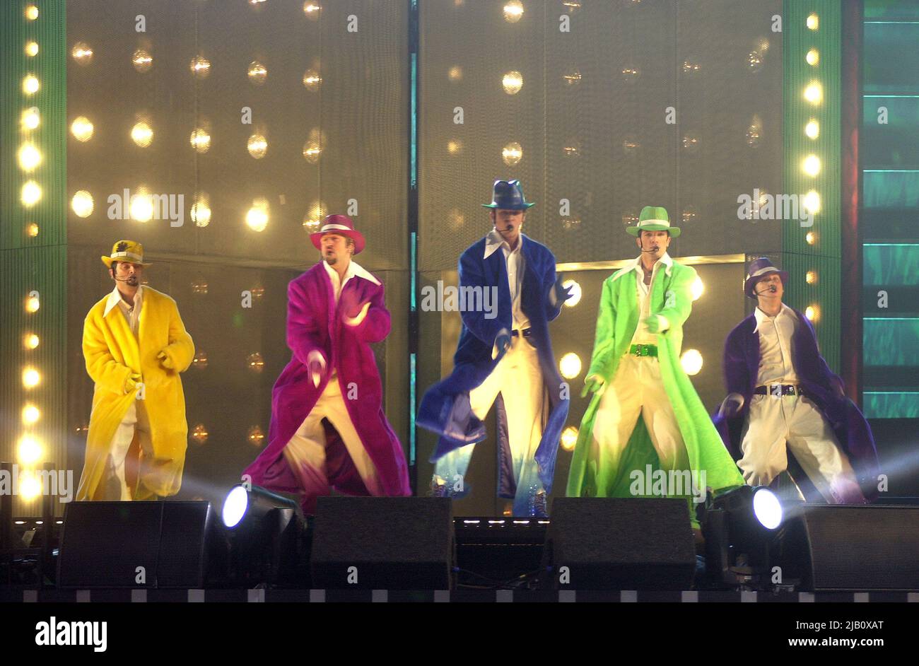 NSYNC at the Billboard Awards at the MGM Grand in Las Vegas, 2002 ...