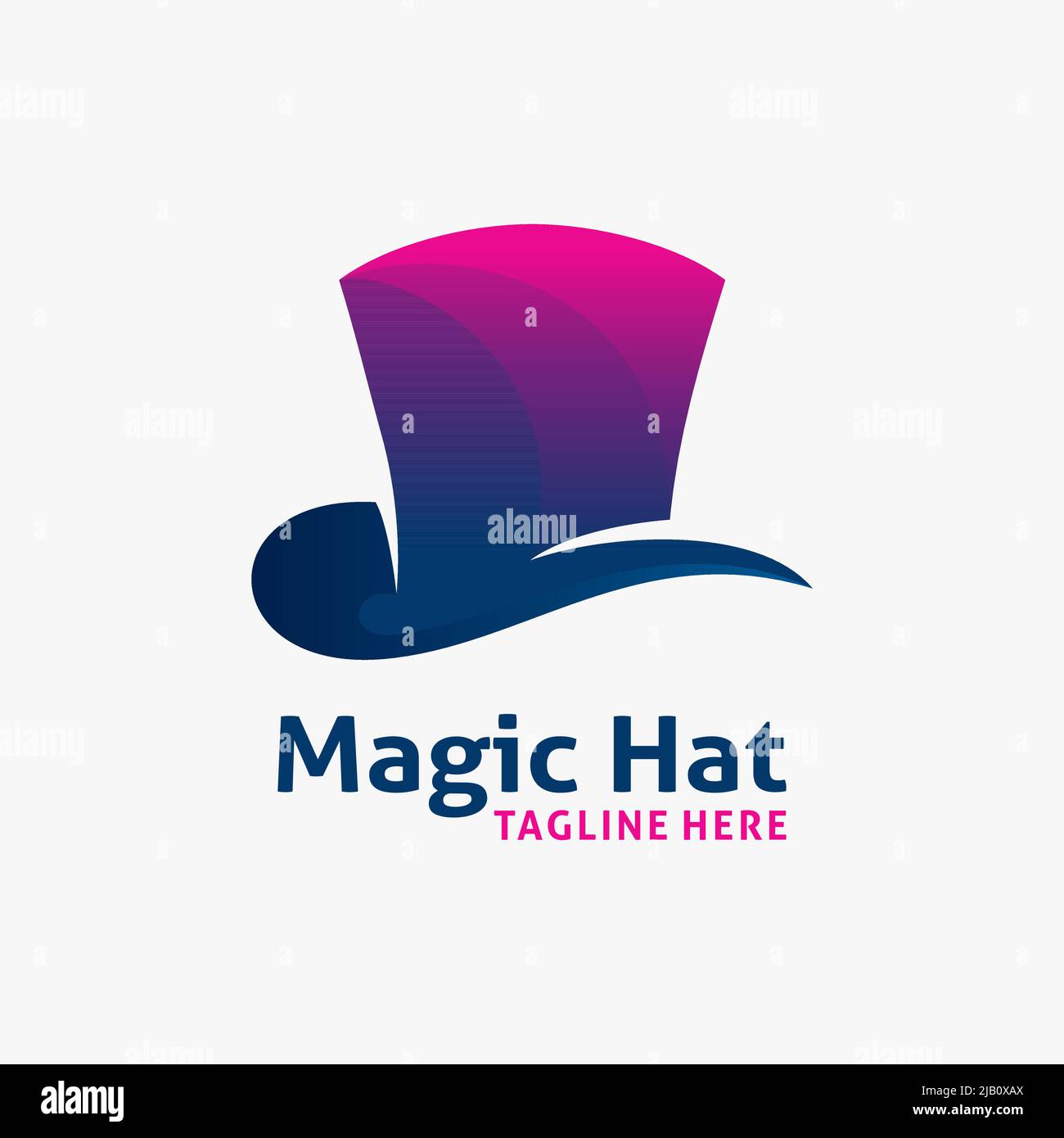 Magic hat logo design Stock Vector Image & Art - Alamy