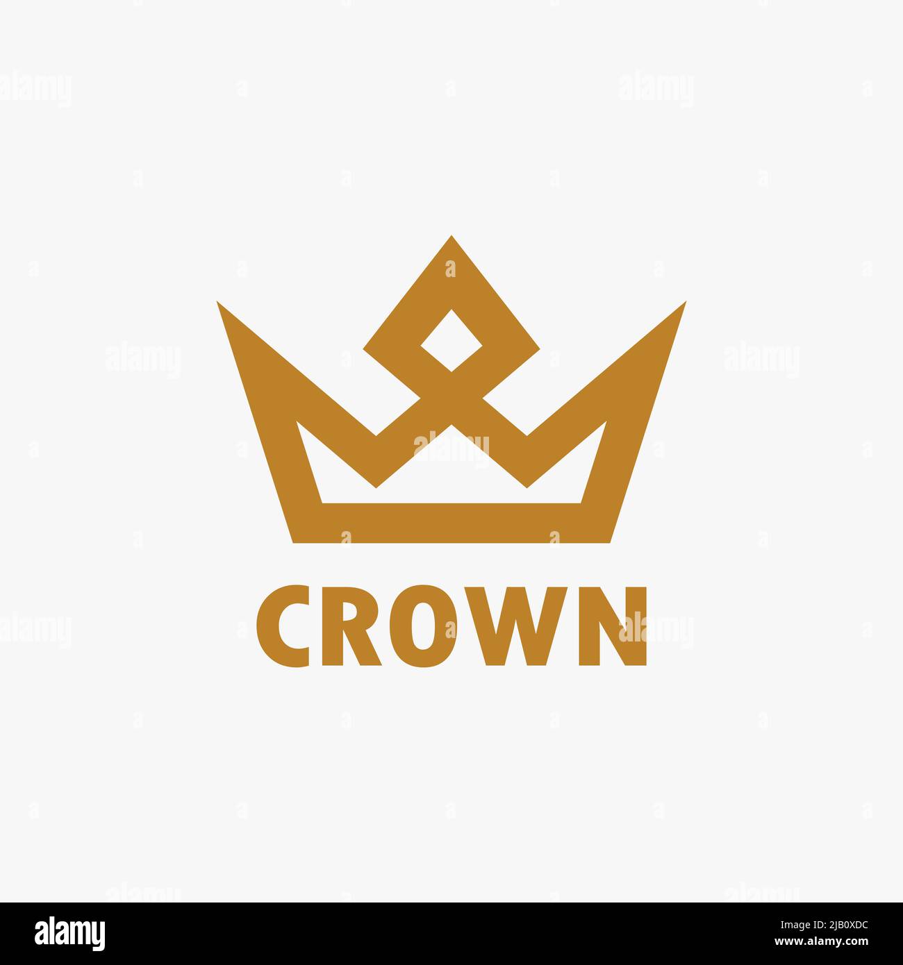 Simple crown logo design Stock Vector Image & Art - Alamy