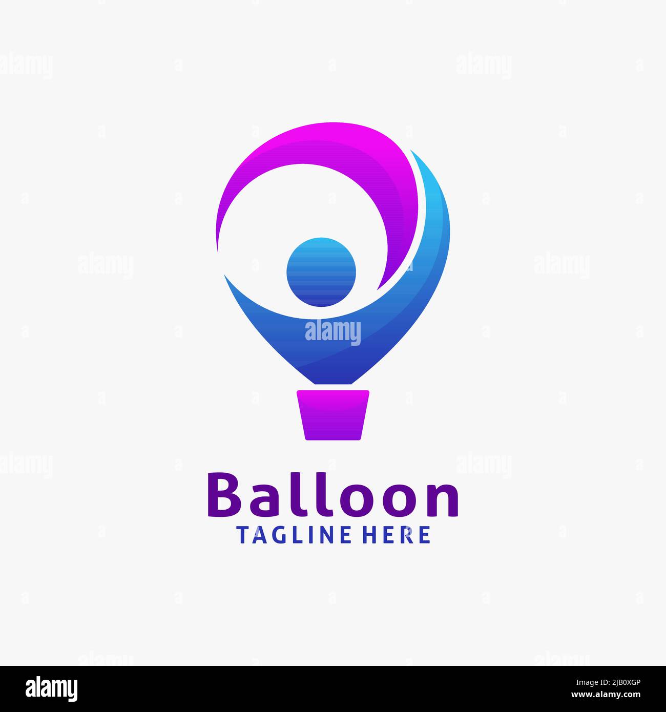 Air balloon logo design Stock Vector Image & Art - Alamy