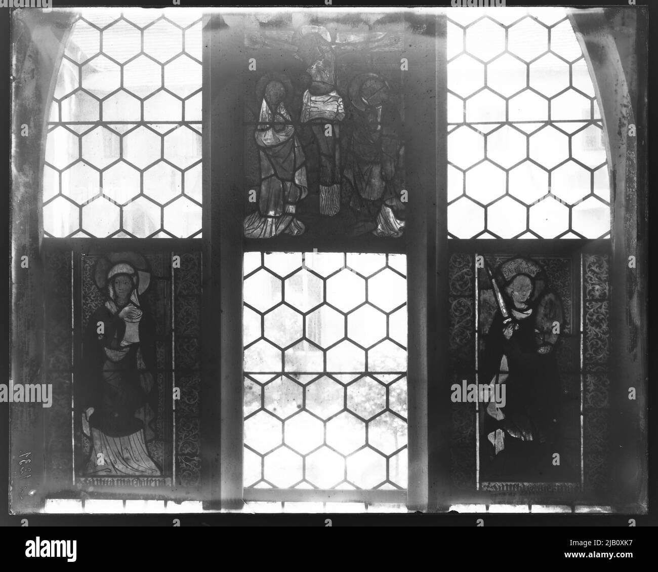 Kraków, Śródmieście, Dominican Monastery Window in the Cloisters of the ...