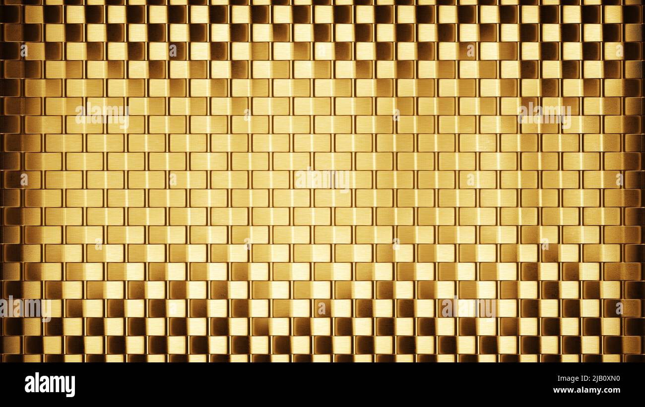 Carbon Fiber texture background. Golden background. 3d rendering Stock ...