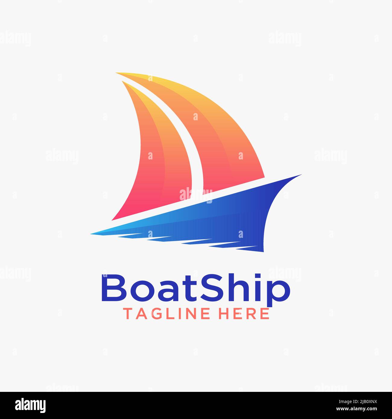 Creative ship logo design Stock Vector Image & Art - Alamy