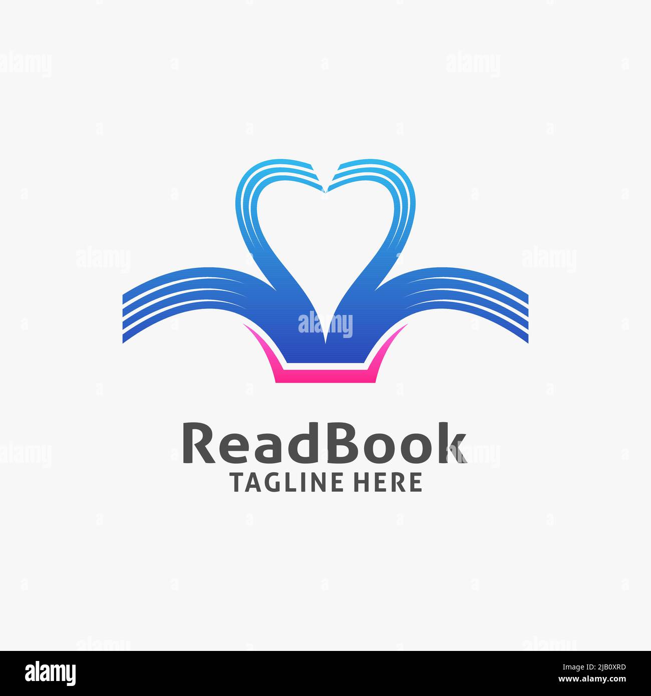 Creative book logo design Stock Vector Image & Art - Alamy