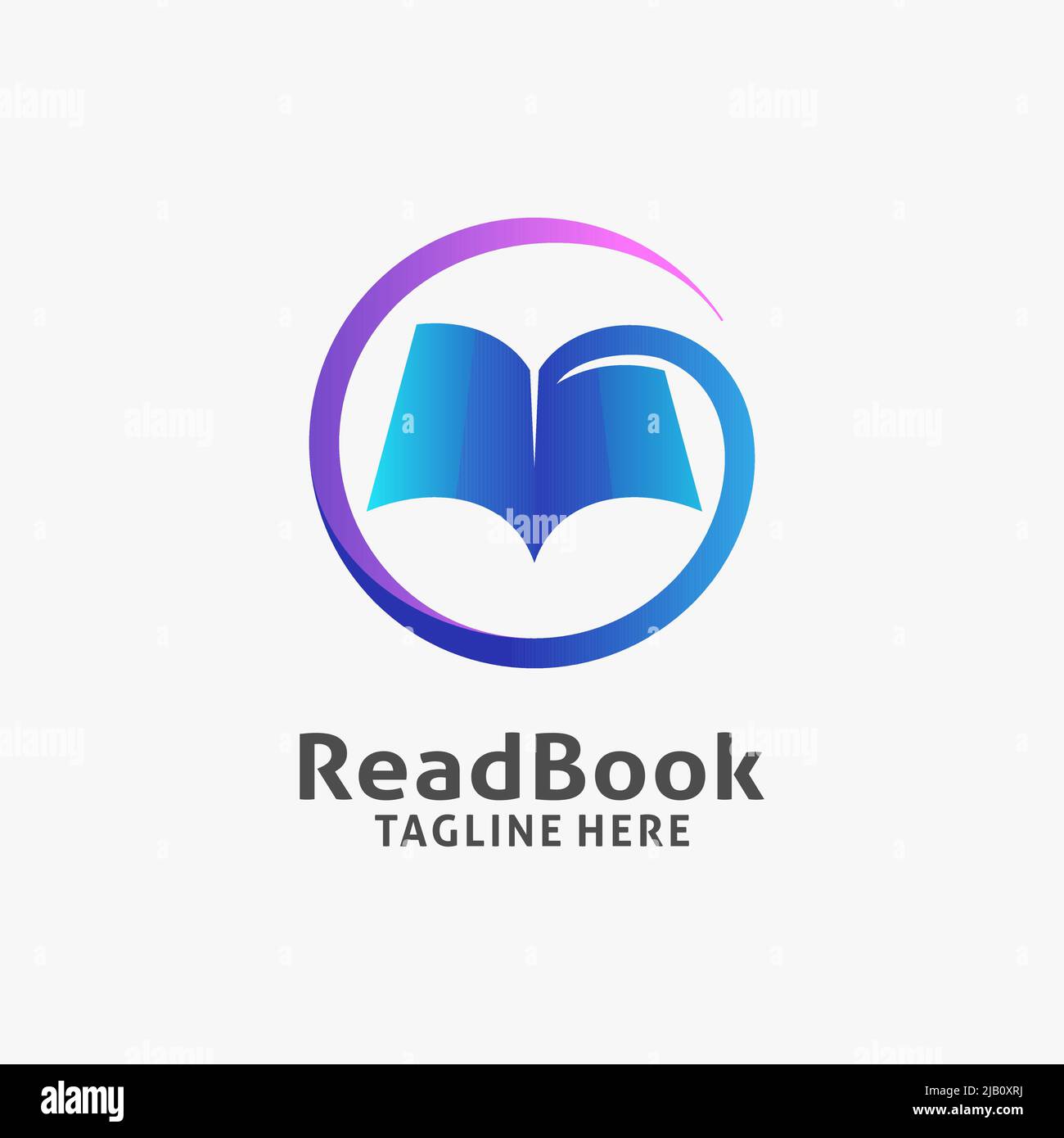 Creative book logo design Stock Vector Image & Art - Alamy