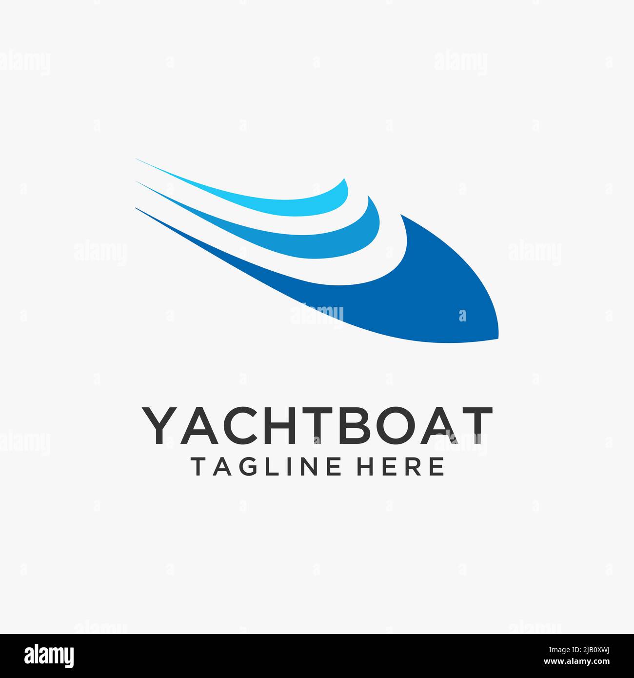 Yacht ship logo design Stock Vector Image & Art - Alamy