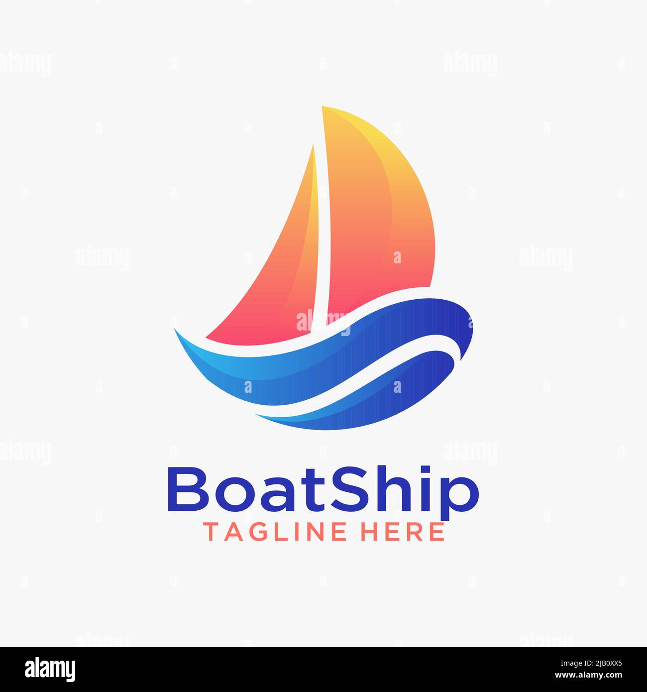Creative ship logo design Stock Vector Image & Art - Alamy