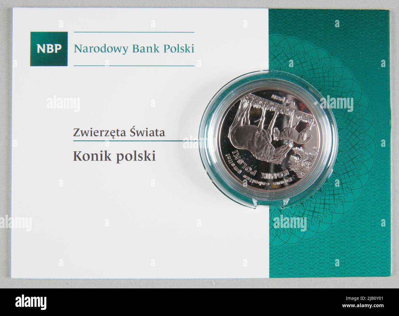 Polish Republic, 20 zlotys, animals of the world Polish horse; 2014 ...
