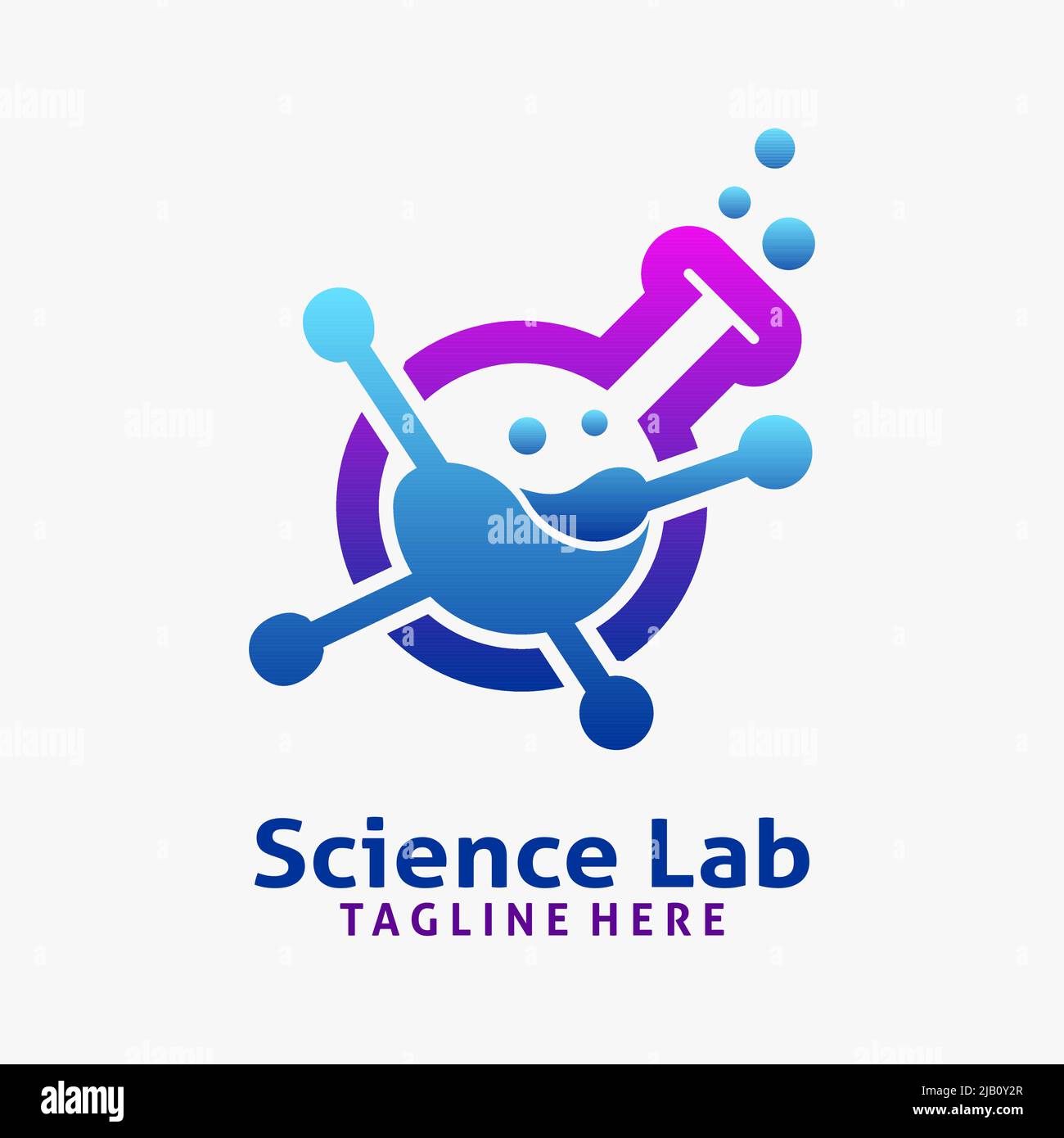 Science lab logo design Stock Vector Image & Art - Alamy