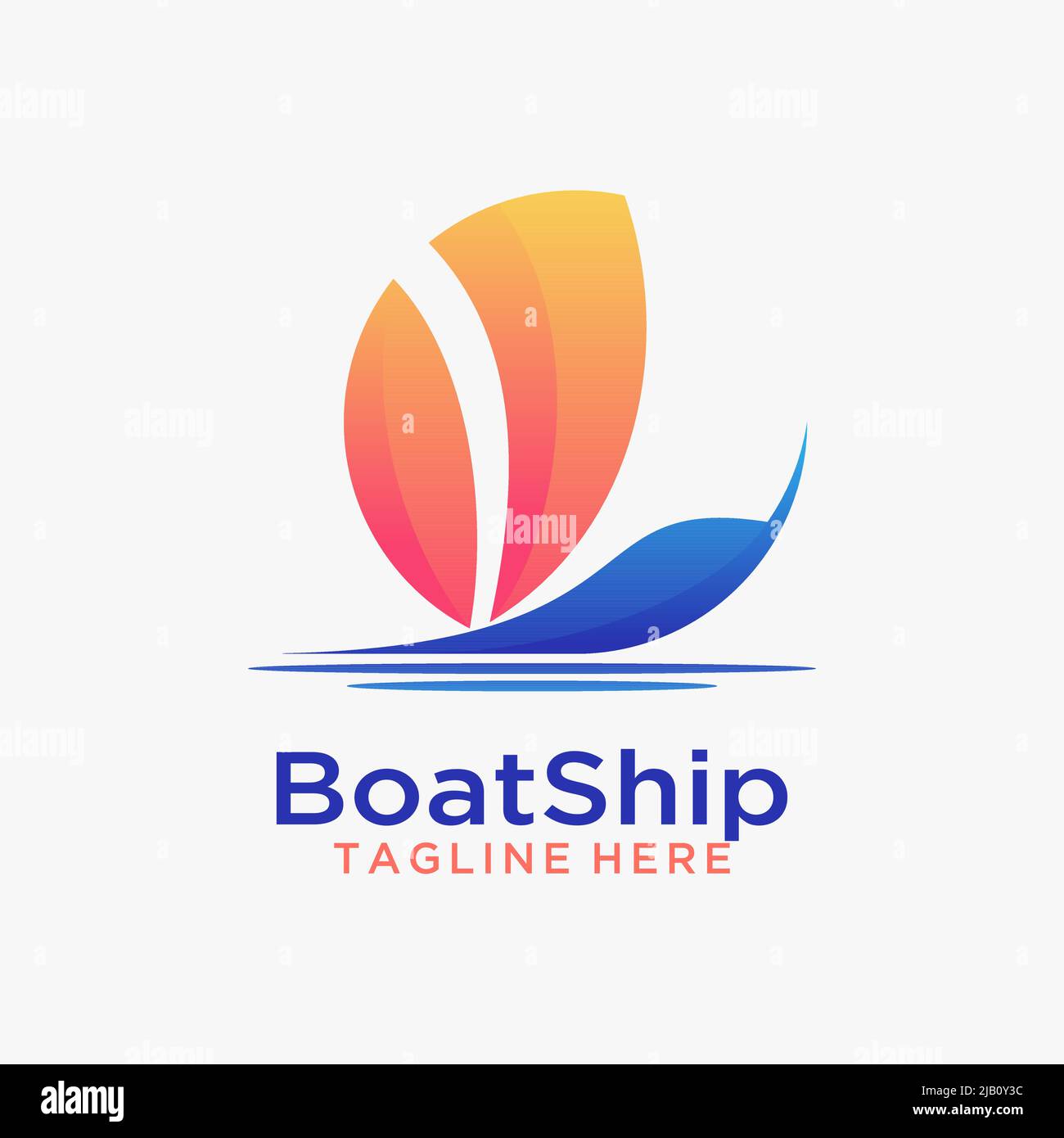 Creative ship logo design Stock Vector Image & Art - Alamy