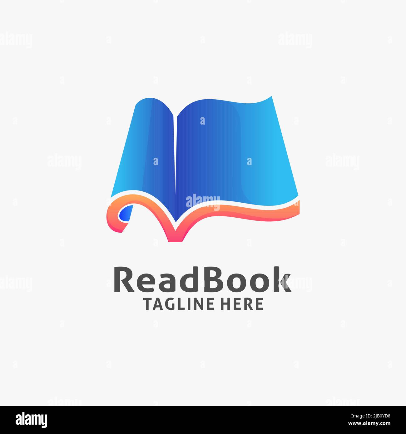 Creative book logo design Stock Vector Image & Art - Alamy