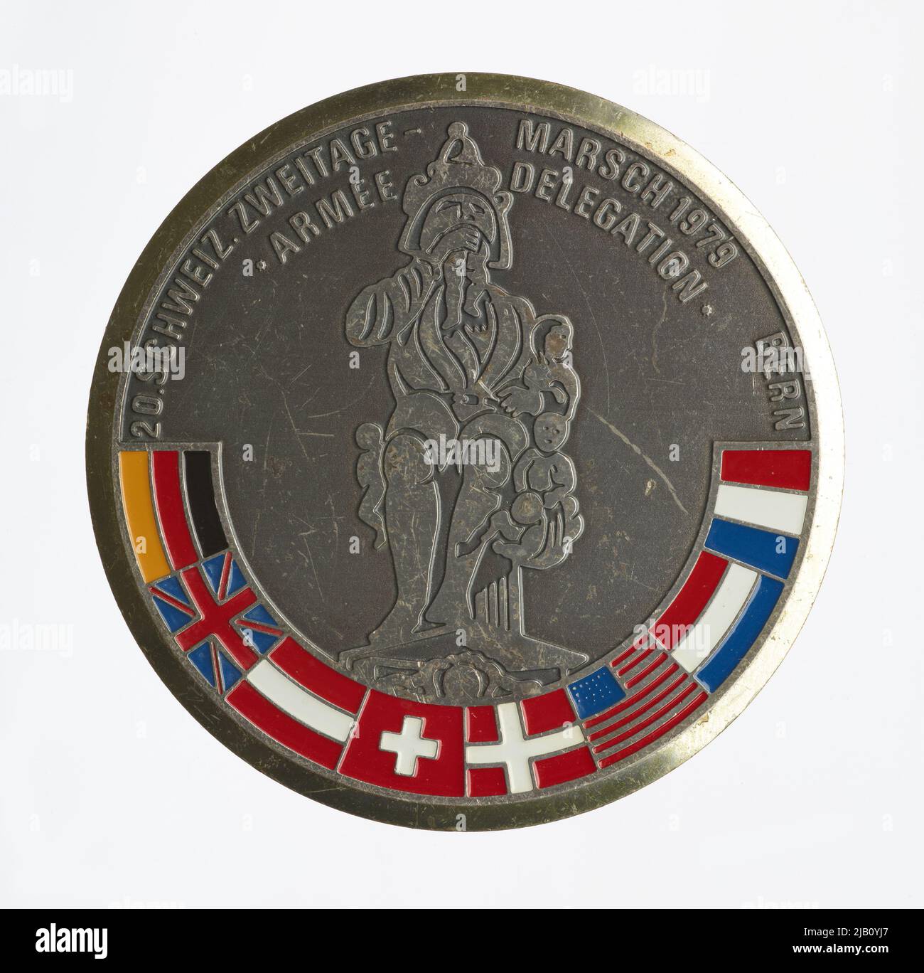 Commemorative medal unknown label Stock Photo - Alamy