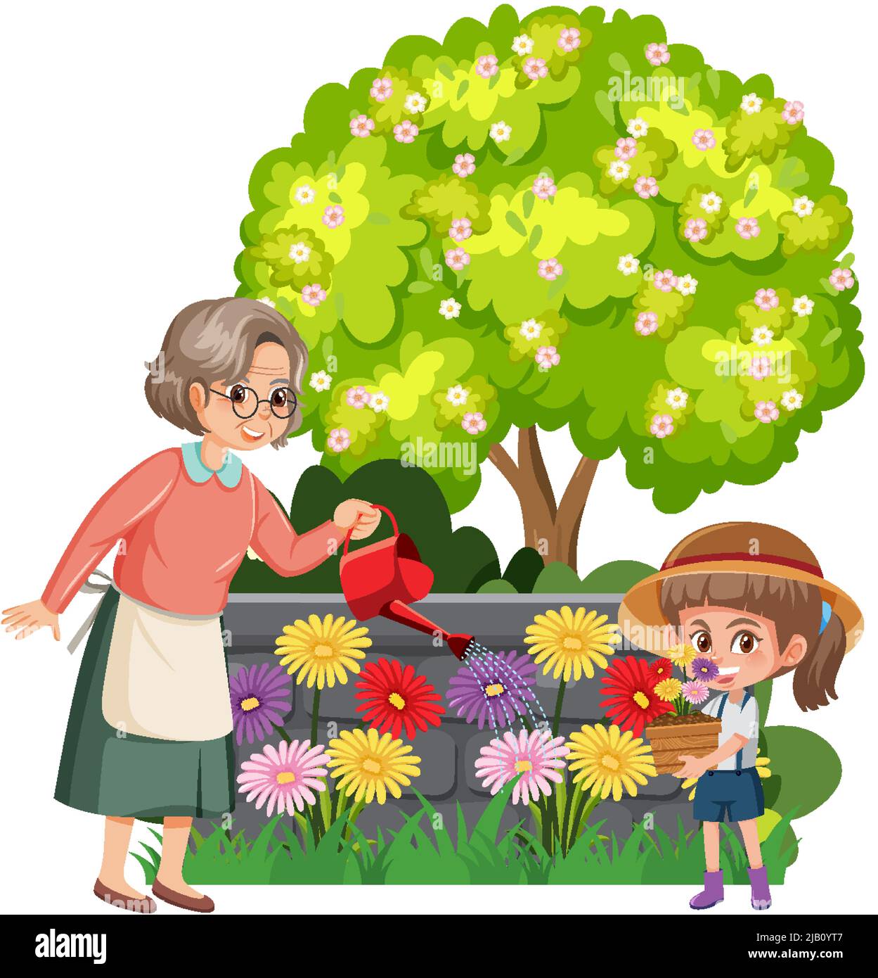 Old Lady Clip Art Garden 61 Old Lady Gardening High Res Illustrations