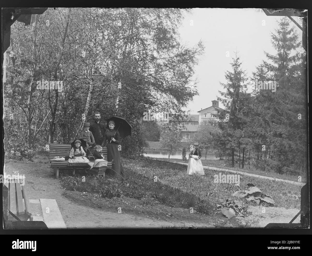 Wieliczka photography of an unknown mining family. unknown Stock Photo ...