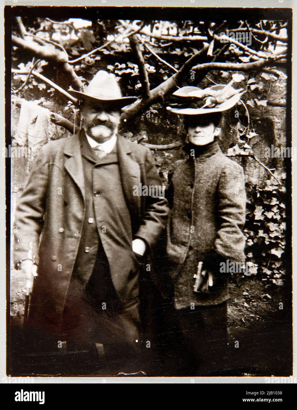 Olga Boznańska with Father Adam Nowina Boznański Stock Photo - Alamy