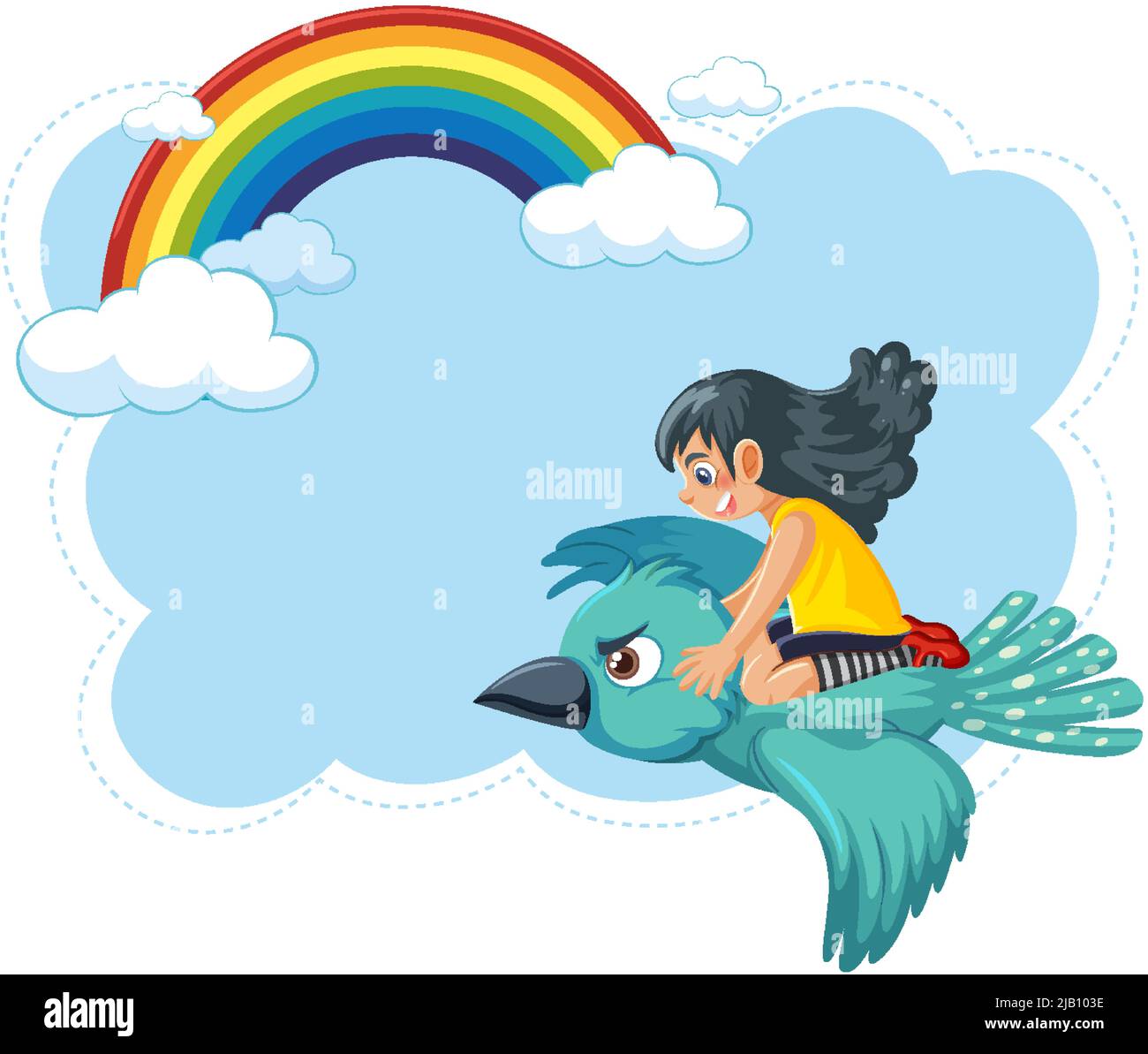 Rainbow in feathers Stock Vector Images - Alamy