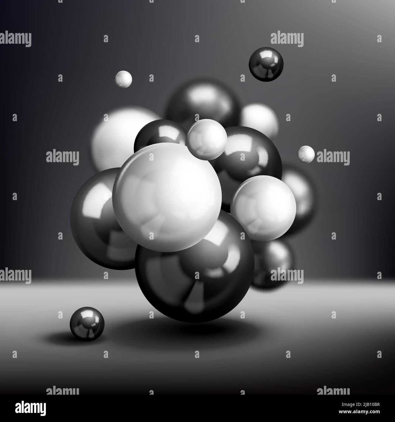 3d atomic structure molecule model hi-res stock photography and images ...