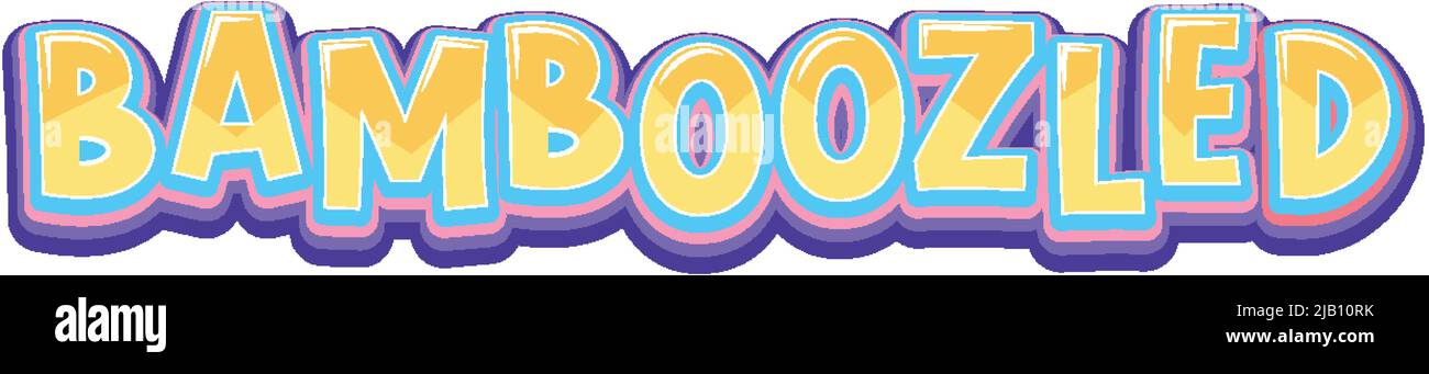 Bamboozled isolated word text illustration Stock Vector Image & Art - Alamy