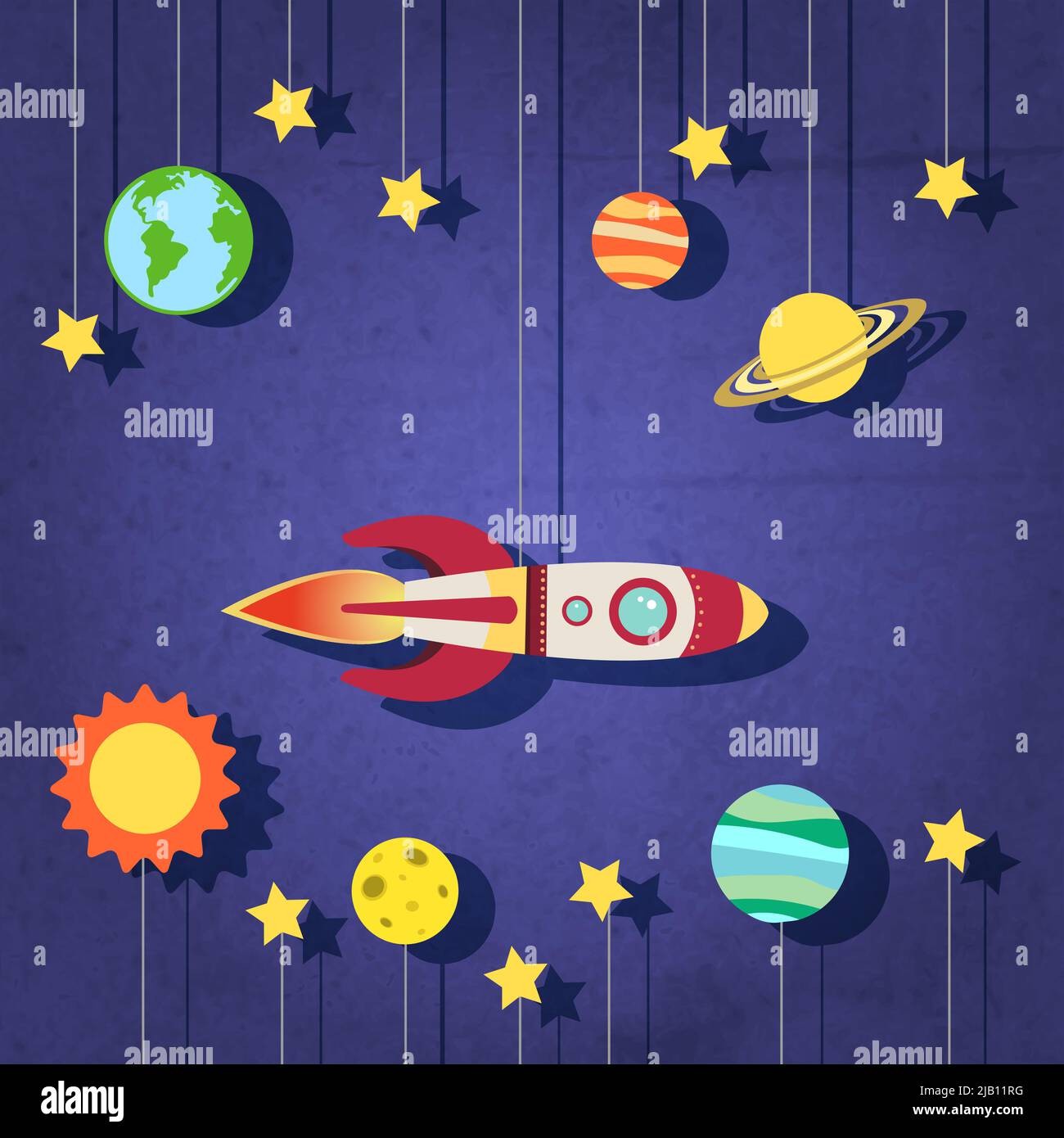 Moon And Stars Space