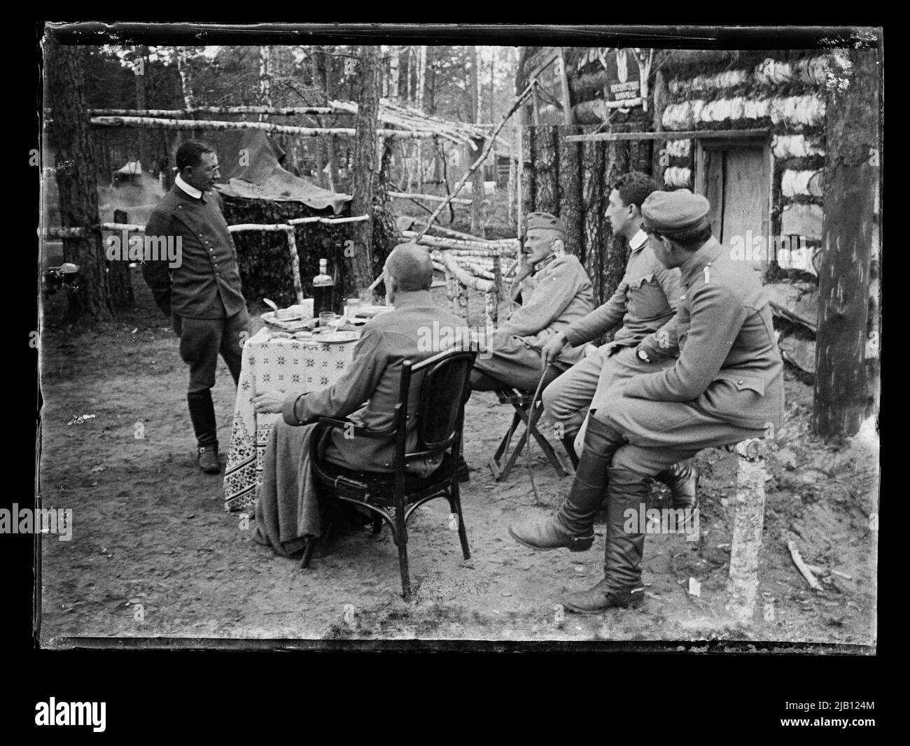 Col. Stanisław Szeptycki at the headquarters of the Headquarters of the ...
