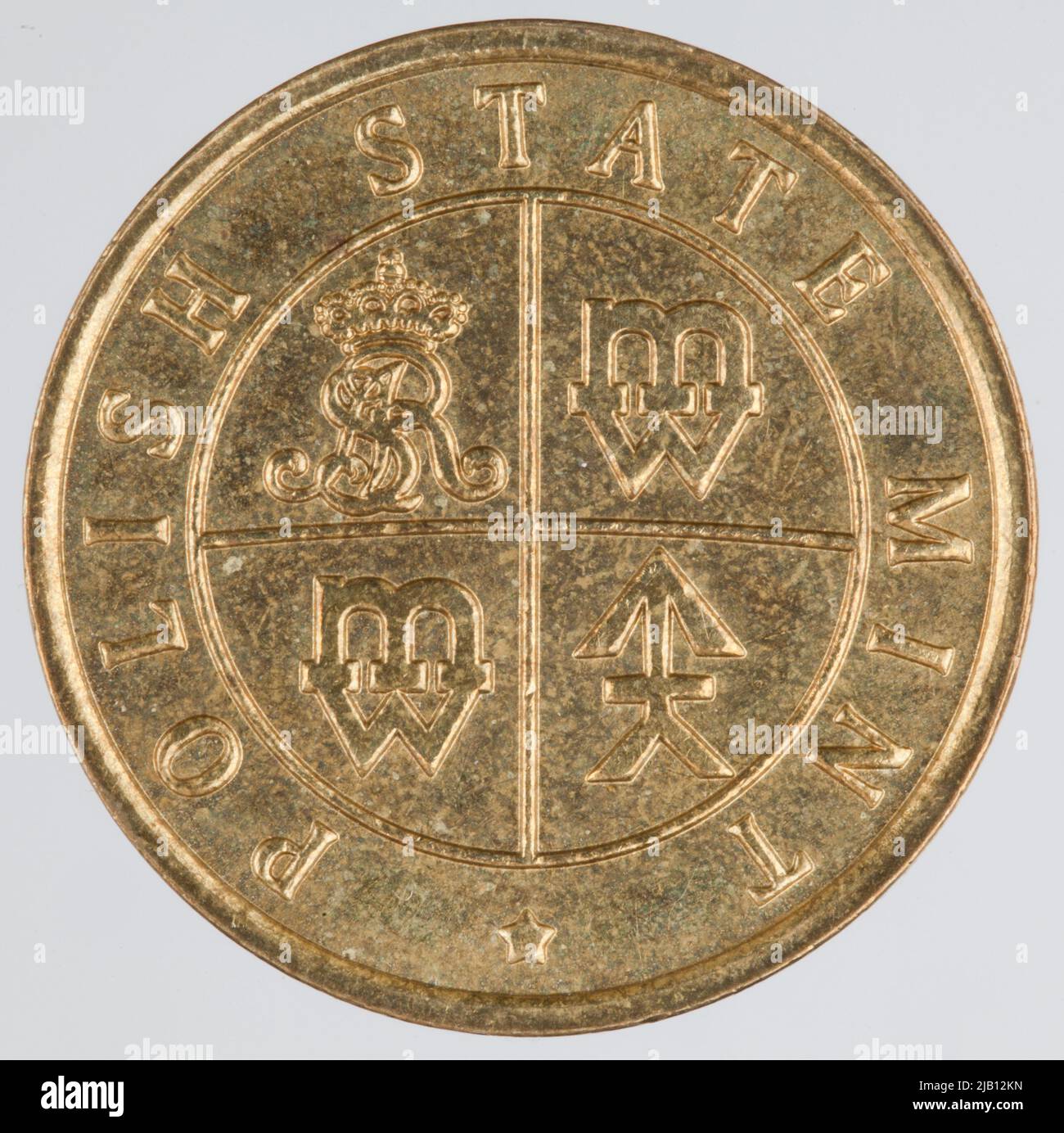 Occasional token: Talisman Coins; Mint of Poland Stock Photo - Alamy