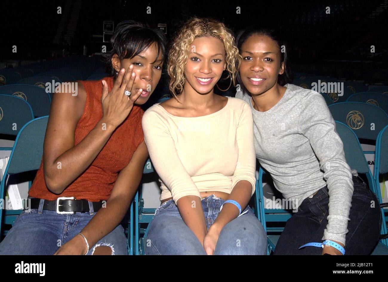 Destiny’s Child rehearsing at the Billboard Awards, in Las Vegas, 2000 ...