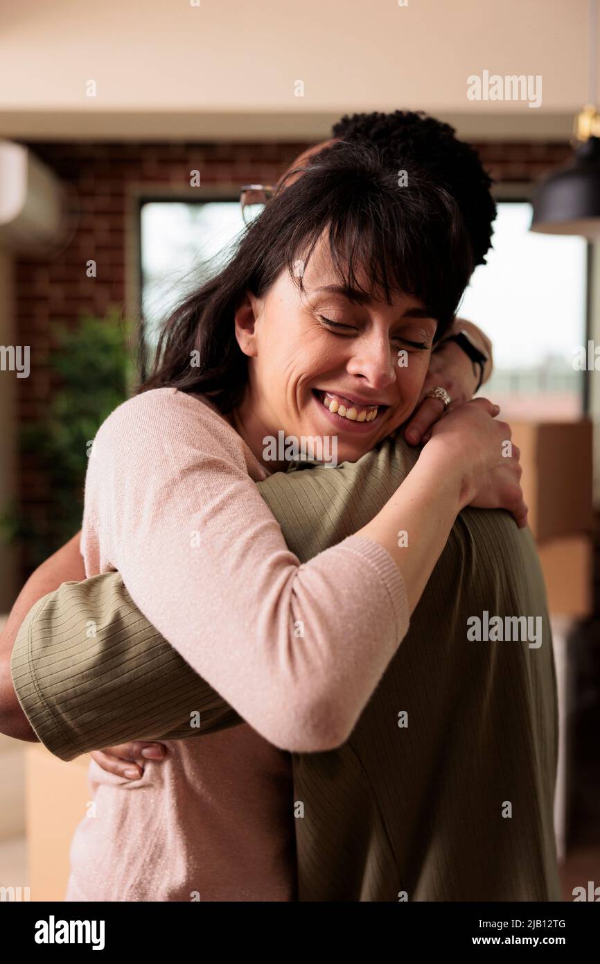 Gratitude hug hi-res stock photography and images - Alamy