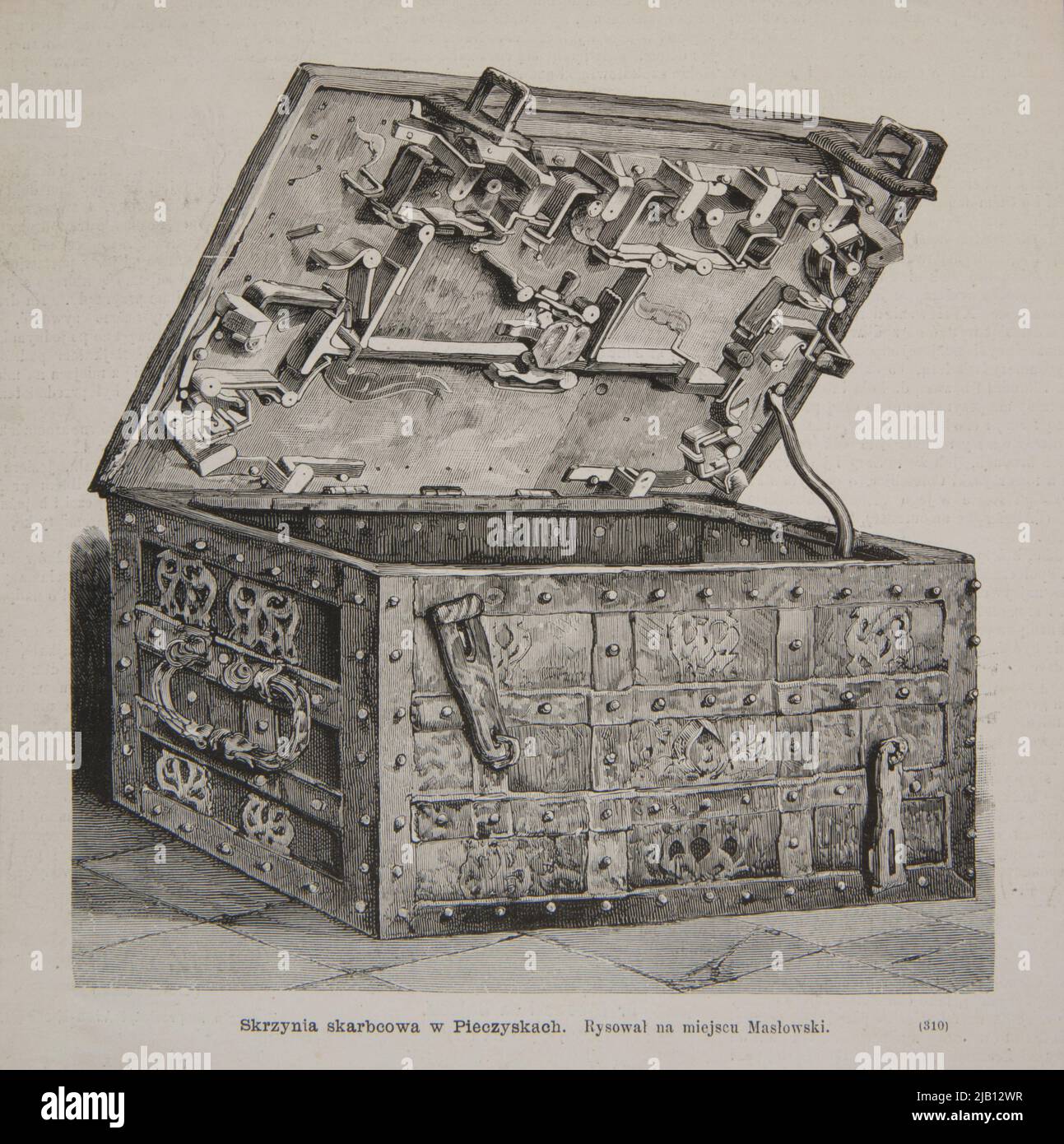 Treasury Chest in Pieczyska According to the Drawing of Stanisław ...