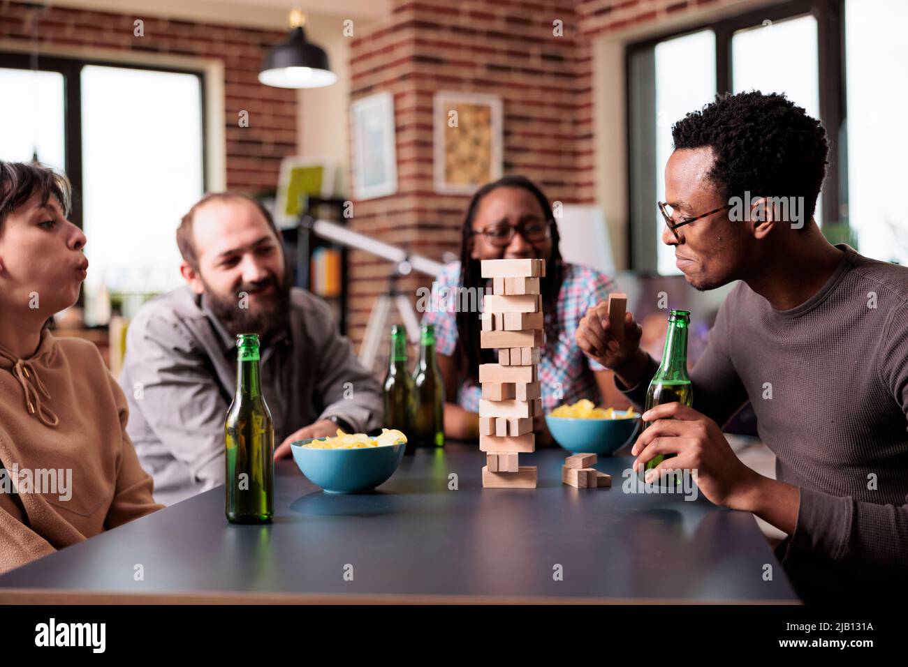 Party games hi-res stock photography and images - Alamy