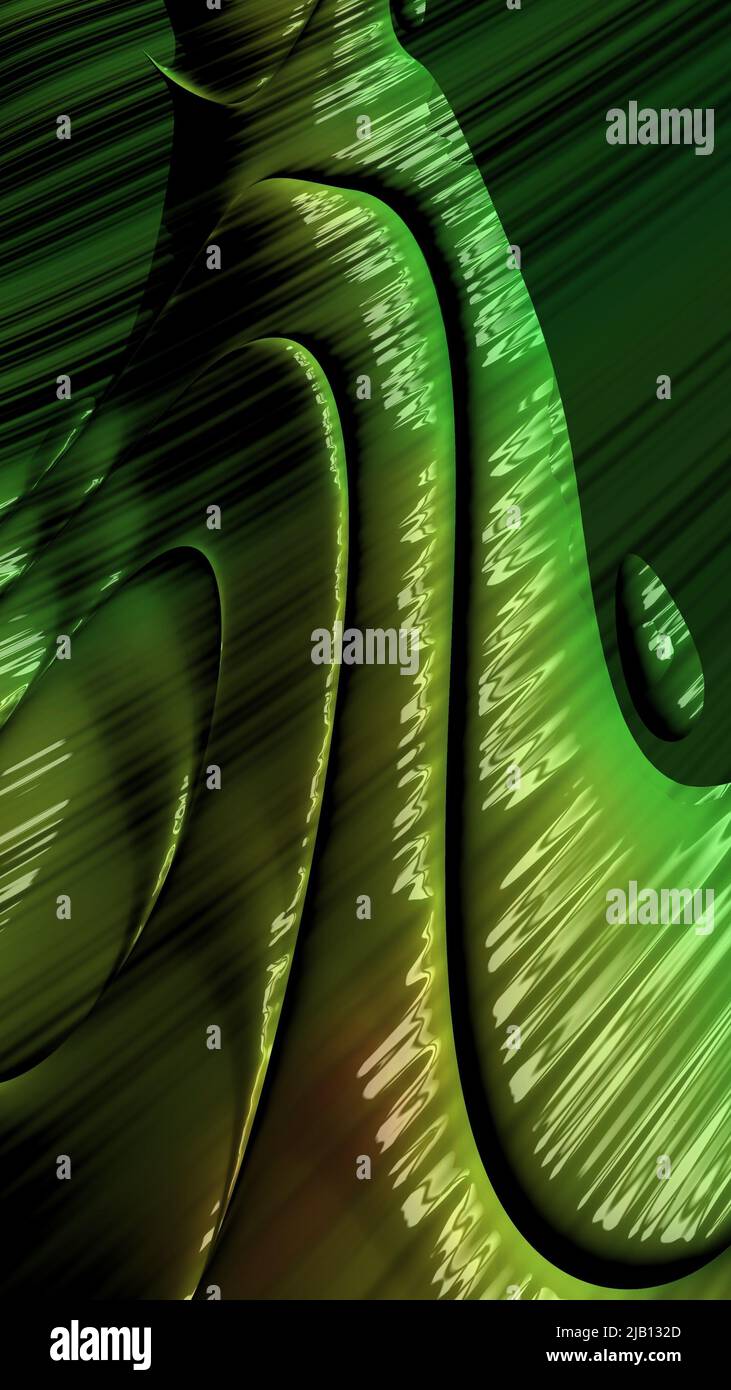 Artfully 3D rendering fractal, fanciful abstract illustration and ...