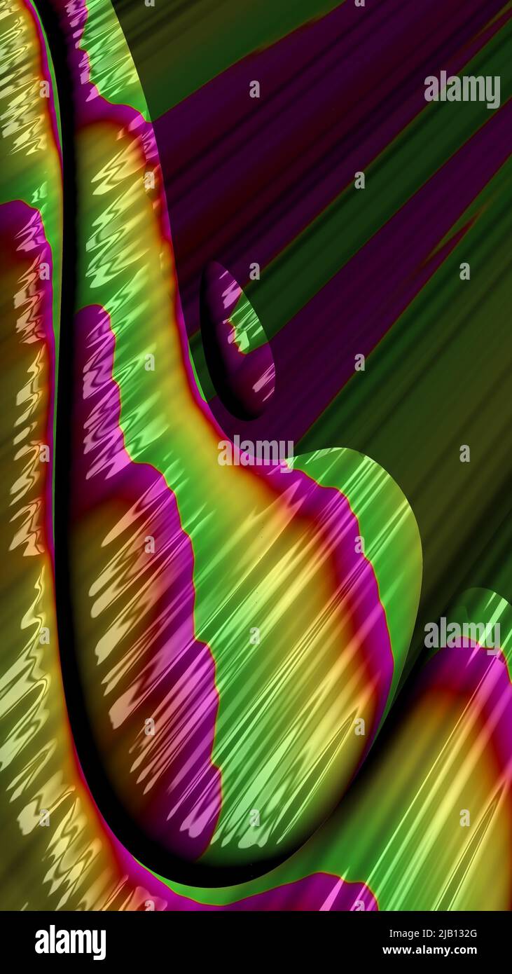 Artfully 3D rendering fractal, fanciful abstract illustration and ...