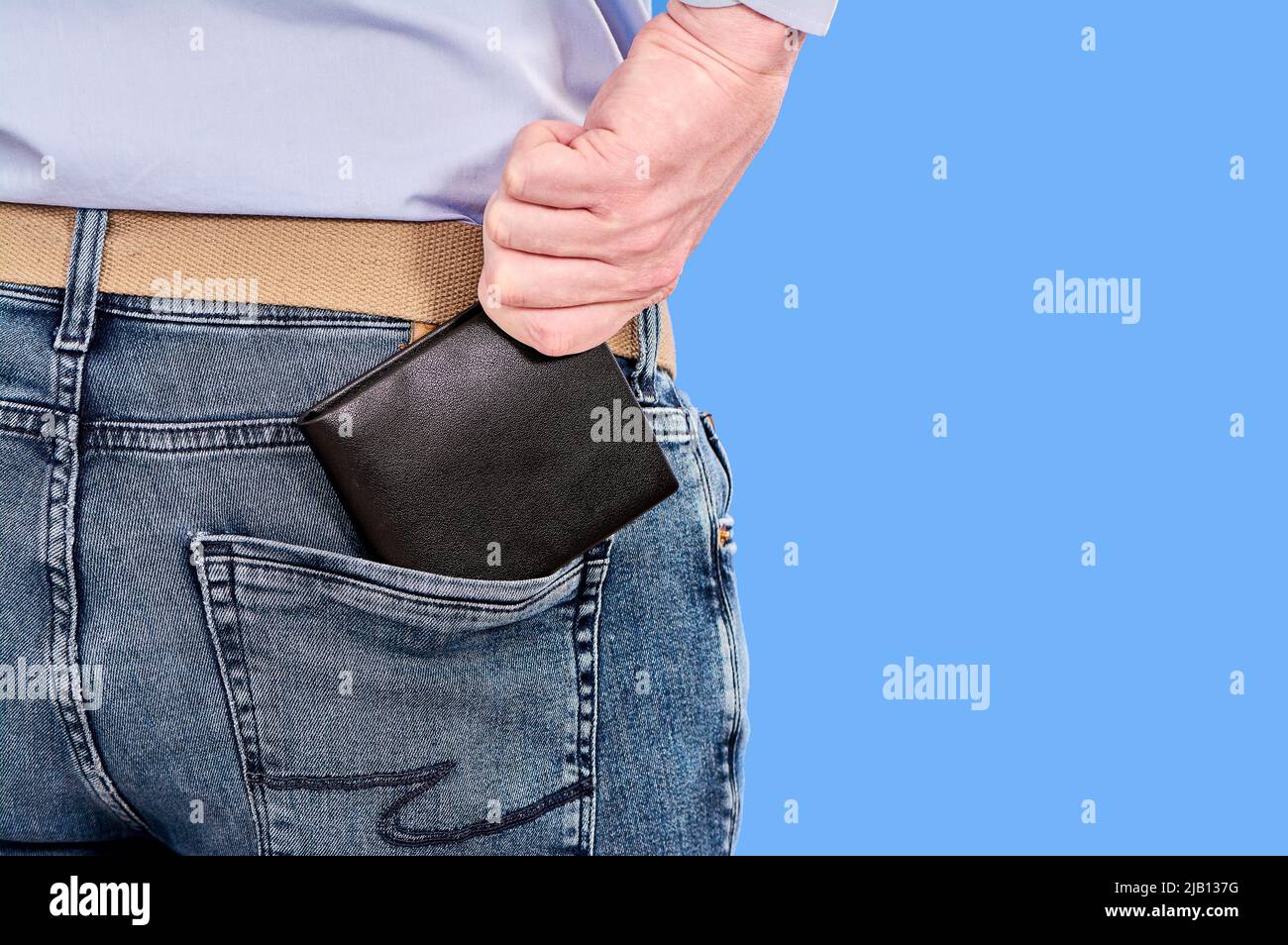 Man jeans back pocket hi-res stock photography and images - Alamy
