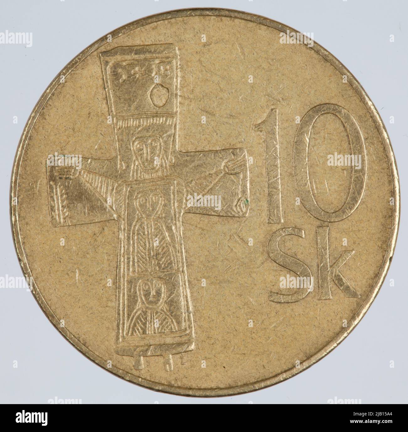 Slovakia, Slovak Republic (1993 ), 10 crowns, Kremnica; 1993 Mennica ...